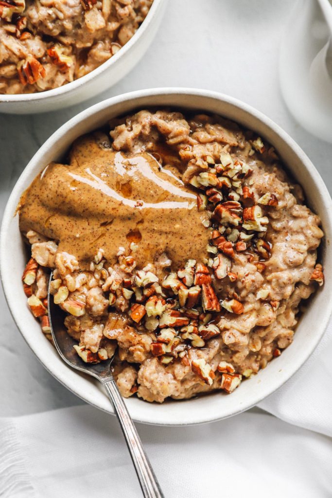 Gingerbread Oatmeal - Peanut Butter Fingers