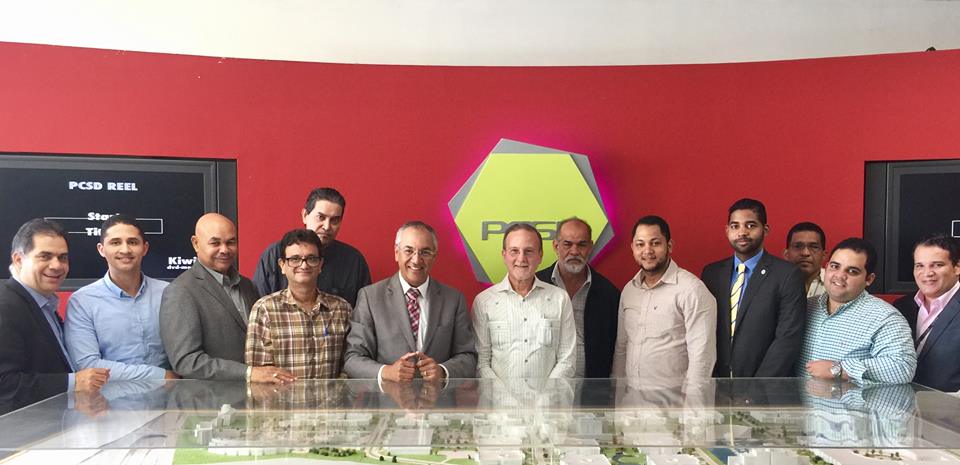 Visita al Parque Cibernético del Viceministro de Industria y Comercio ...