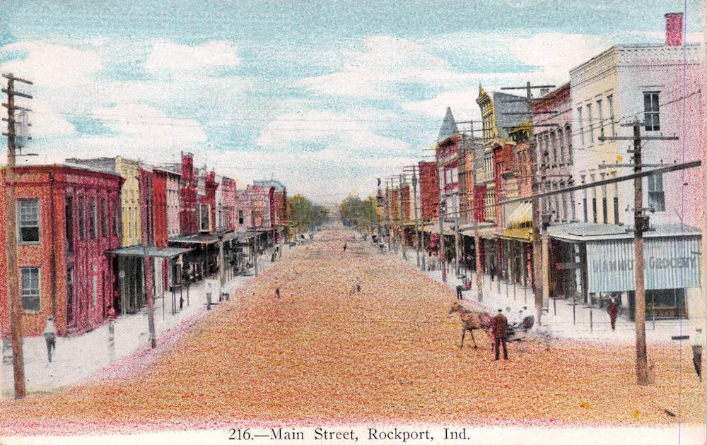 Indiana - Old Main Street Postcards - Peter D. Paul.com