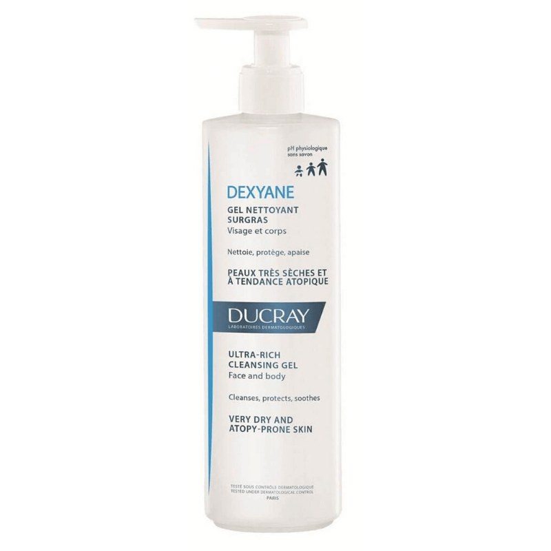 Ducray Dexyane Ultra-Rich Cleansing Gel 400ml - Pharmaholic