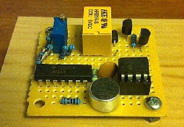 Simple Clap Switch Circuit Diagram Project - Circuit Diagram