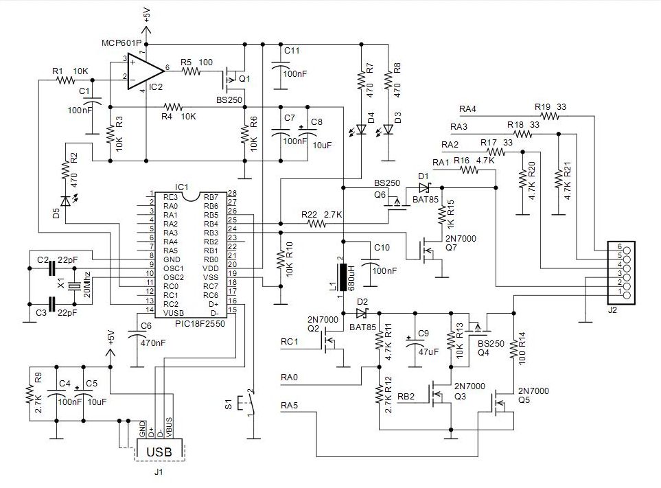 Usb Pic Programmer Circuit Diagram Pdf - Circuit Diagram