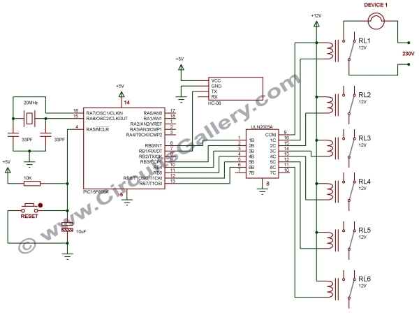 Circuit Diagram Of Microcontroller Based Home Automation System