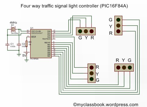 Traffic Light Circuit Diagram Pdf » Wiring Digital And Schematic