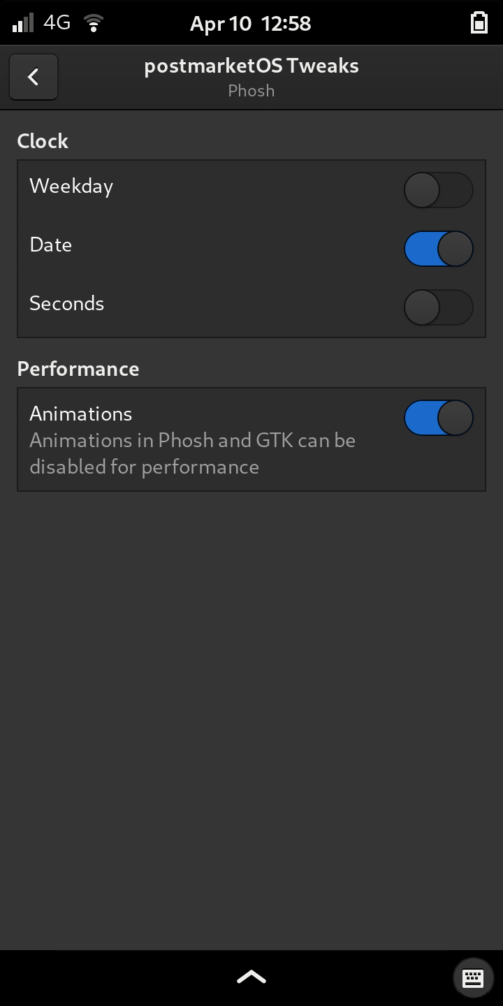 postmarketOS Tweaks in Phosh was just merged to edge – PineGuild