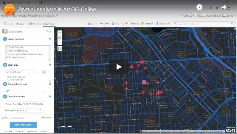 Video Tutorial: Spatial Analysis in ArcGIS Online : Pixelar
