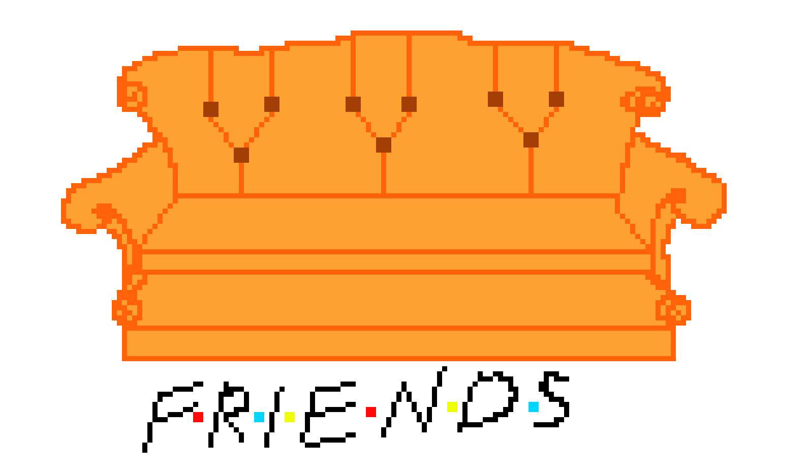 Friends Pixel Art