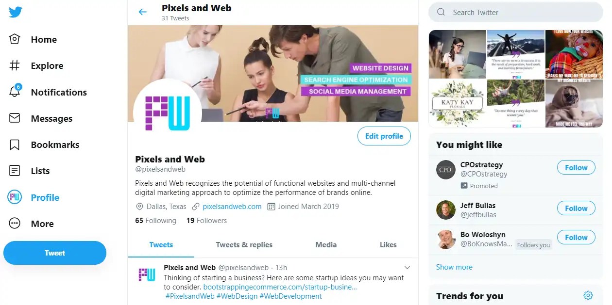 What's new in social media? - Pixels and Web