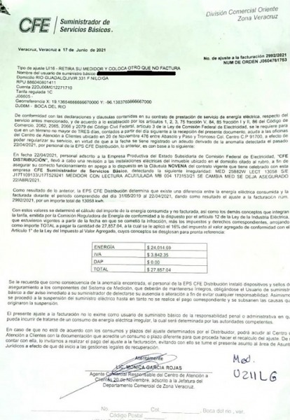 Denuncian ola de cobros ilegales de CFE en recibos de luz en Veracruz ...