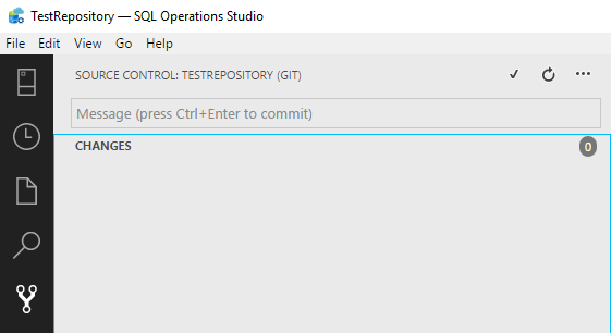 0 to 60 with Source Control inside of SQL Operations Studio – Port 1433
