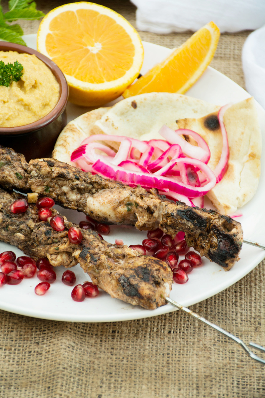 Chicken Shish Tawook Grilled Skewers