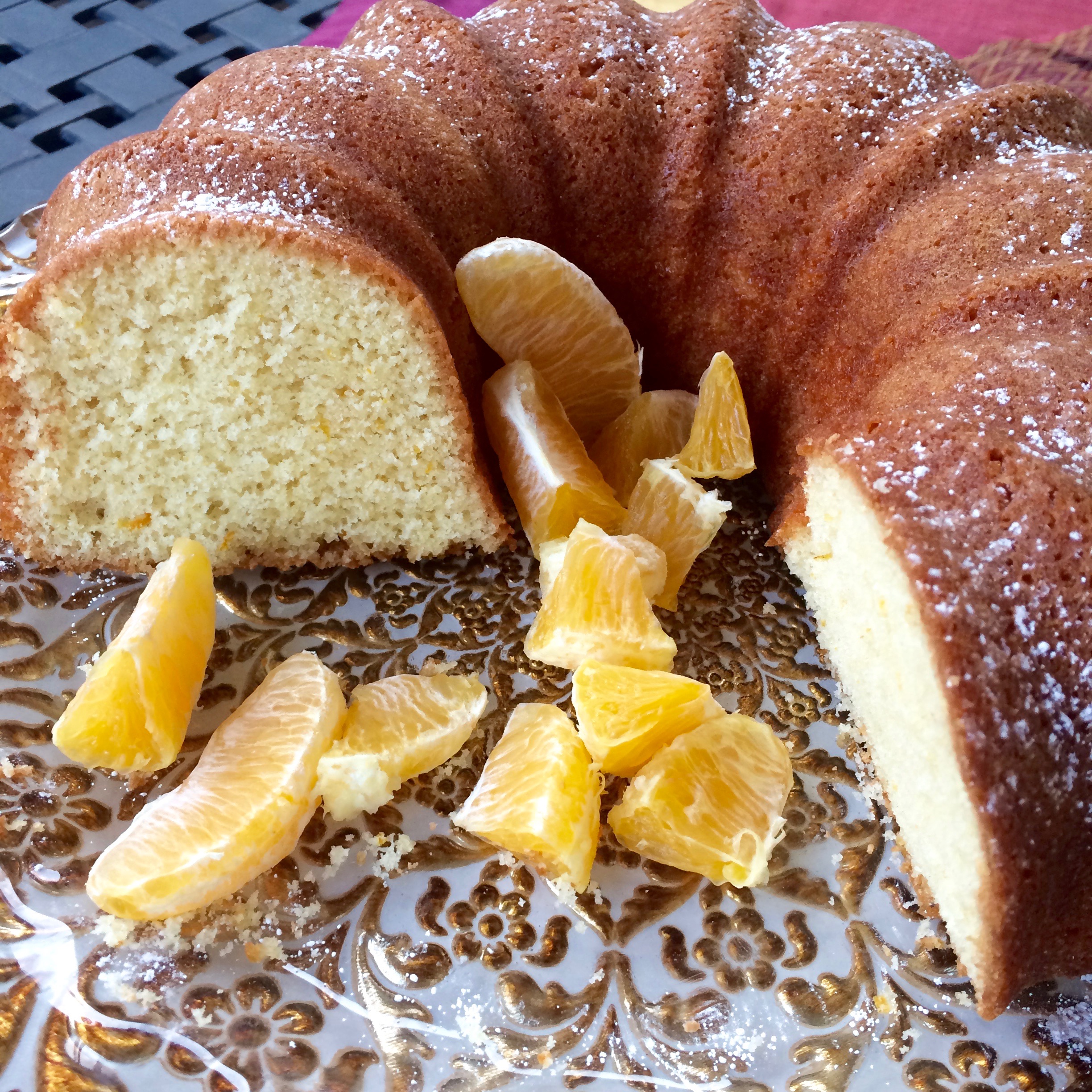 Moroccan Orange Cake Topped with Citrus Fruit - Positively Stacey