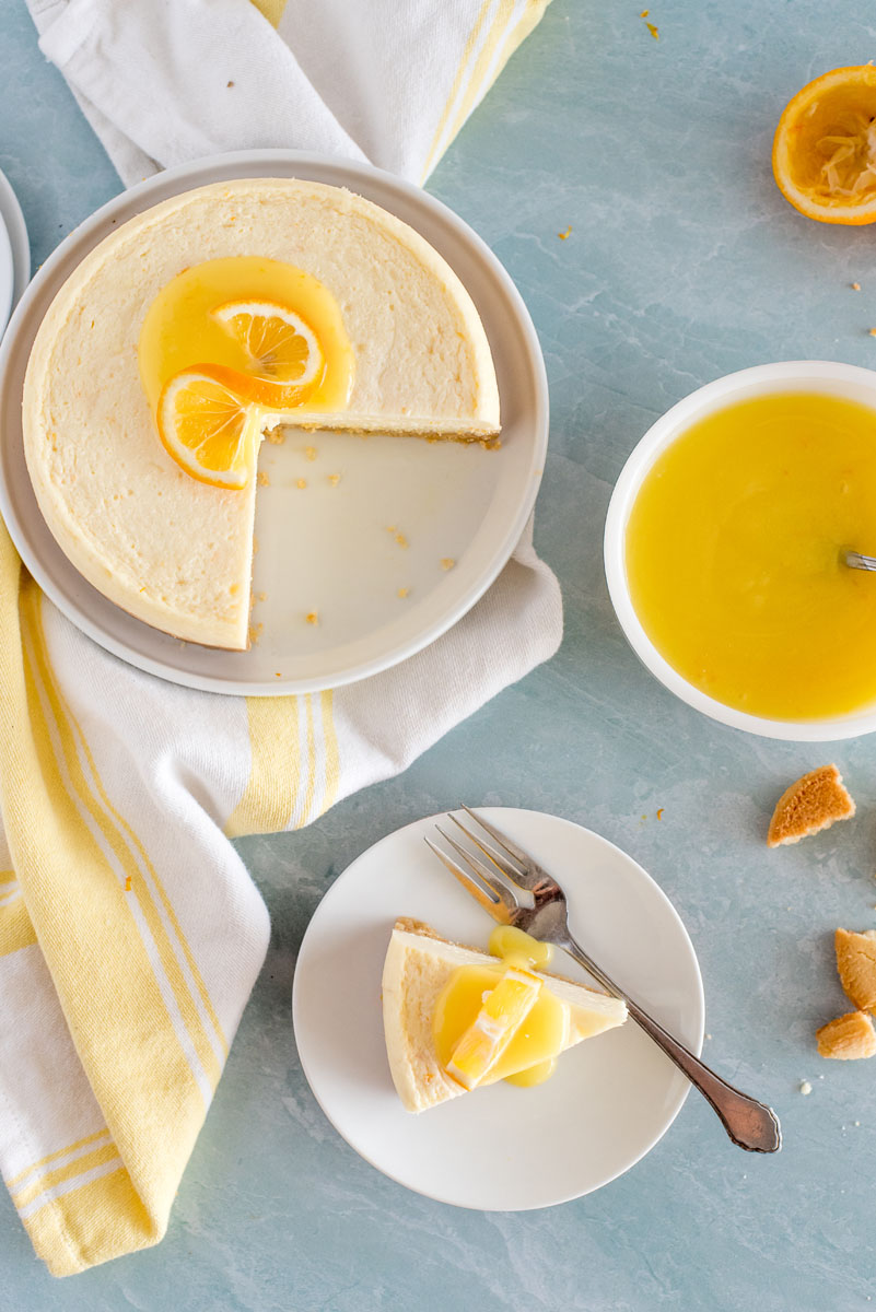 Instant Pot Meyer Lemon Cheesecake | Pressure Cooking Today™