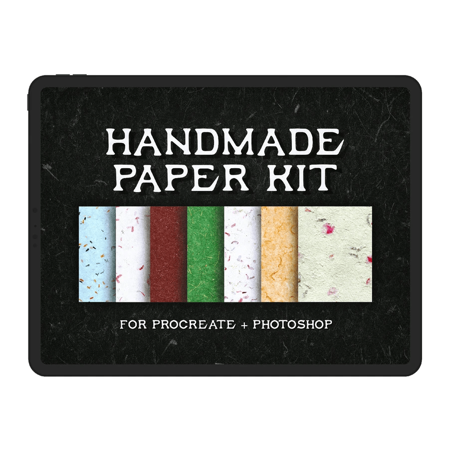 Handmade Paper Kit - Procreate Brushes
