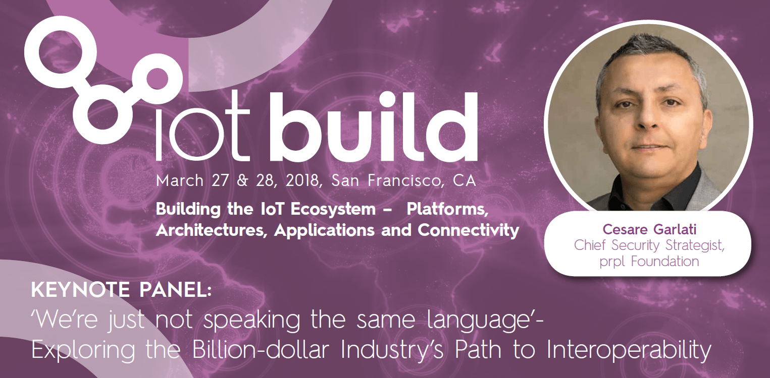 prpl at IoTBuild US 2018 - prpl Foundation