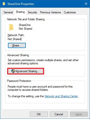 How to set up a network share folder with multiple names on Windows 10 ...
