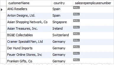 MySQL IS NULL - python tutorials