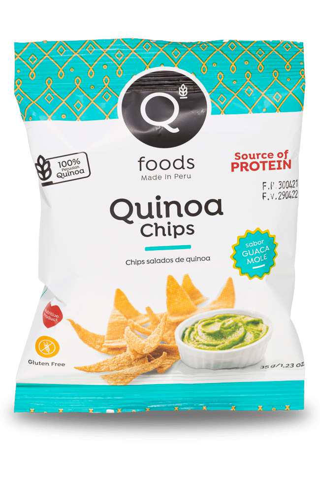 Chips de Quinoa sabor Guacamole - QFoods