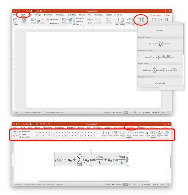 How To Write Math Equations In Powerpoint - Tessshebaylo