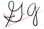 How To Write A Letter G In Cursive Allsop Author