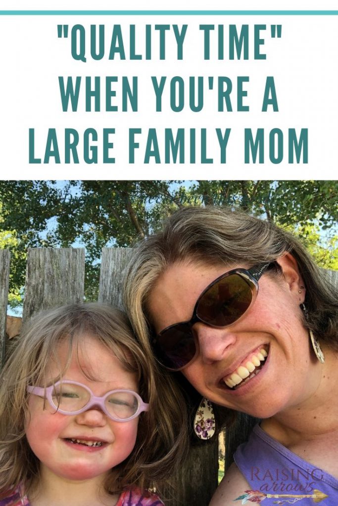 Quality Time Ideas for the Large Family Mom