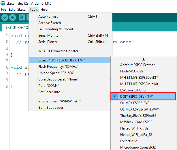 Installing The Esp32 Board In Arduino Ide Windows Mac Os X Linux Embedgyan Blogs