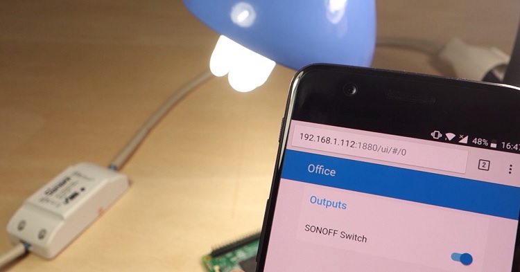 Control Sonoff Basic Switch with ESP Easy Firmware and Node-RED | Random Nerd Tutorials