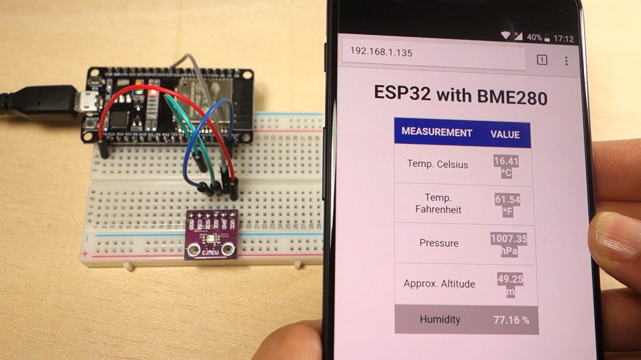 Esp32 Web Server With Bme280 Advanced Weather Station Random Nerd Tutorials 