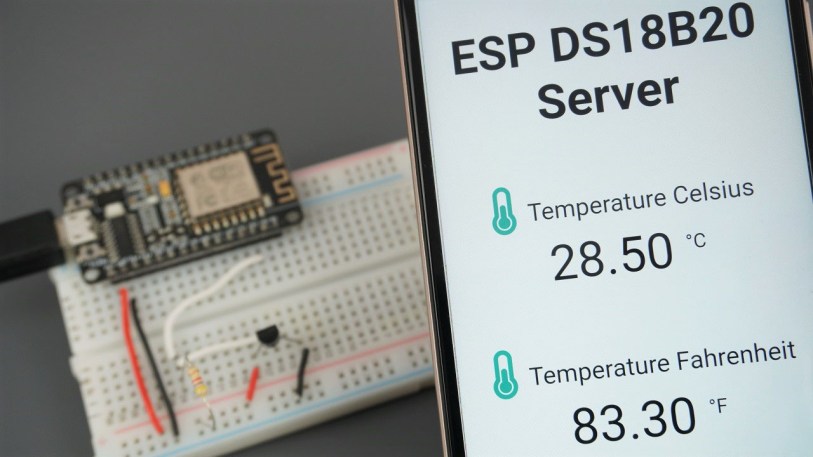 Serveur Web De Capteur Esp8266 Ds18b20 Ide Arduino Simple Multiple Serveur Dimpression