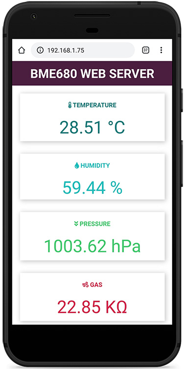 Esp32 Esp8266 Nodemcu Web Server With Bme680 Gas Sensor Random Nerd