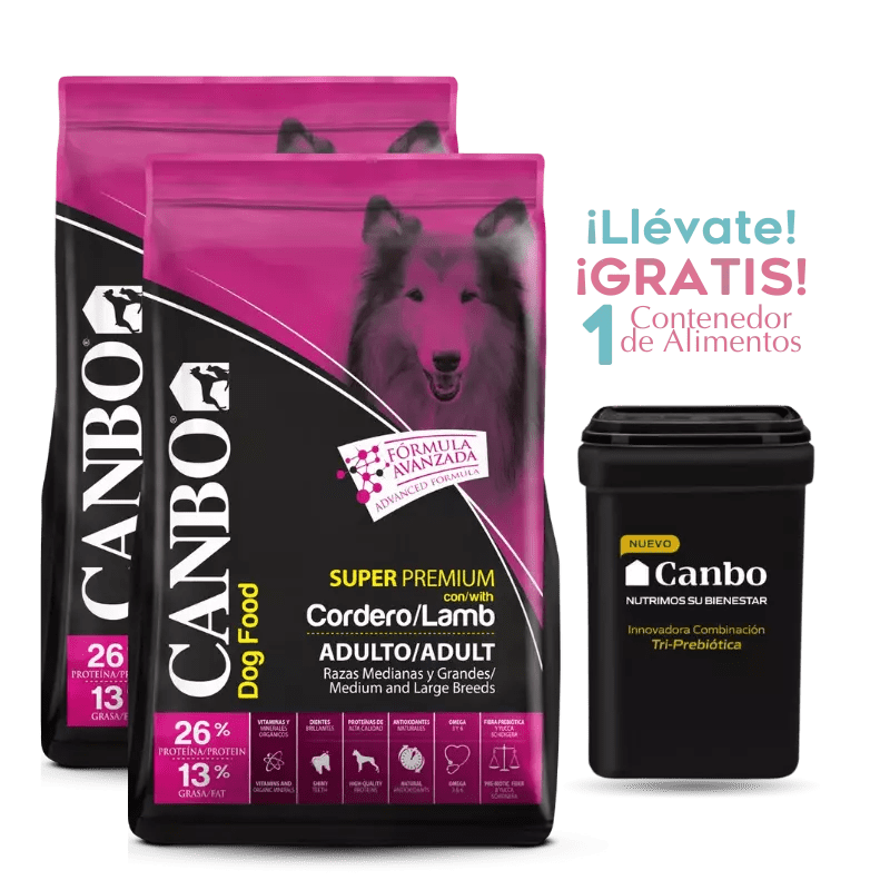 2 Canbo Adulto Raza Mediana/Grande 15 Kg – Rapipet Tienda de Mascotas