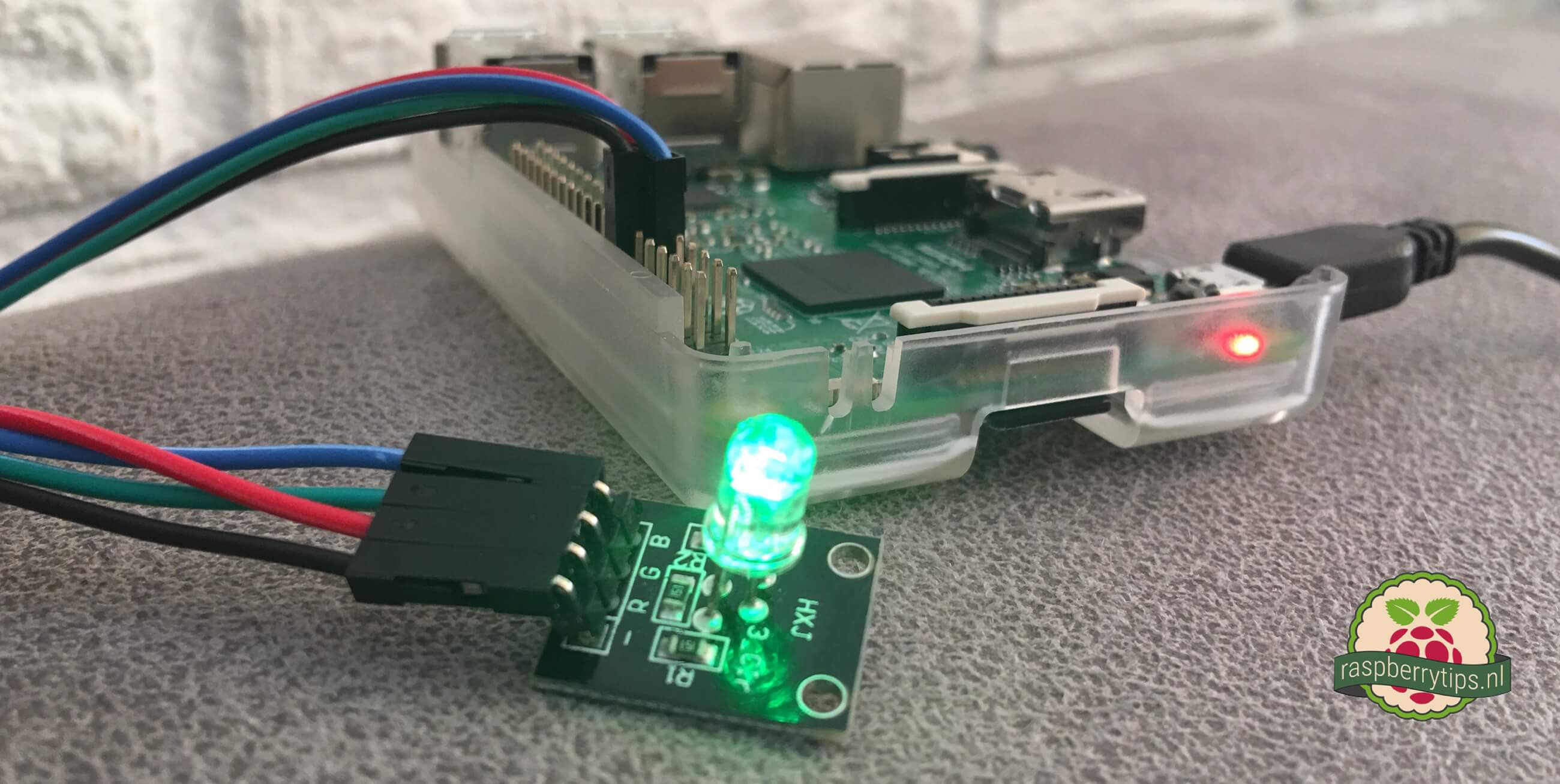 RGB LED aansturen via GPIO interface • raspberrytips.nl
