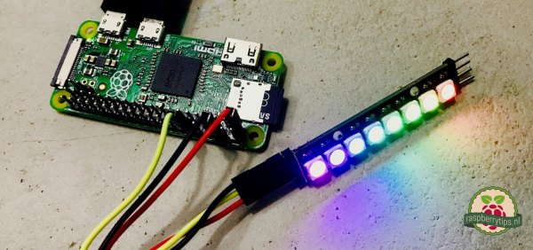 NeoPixel stick aansturen met een Raspberry Pi • raspberrytips.nl