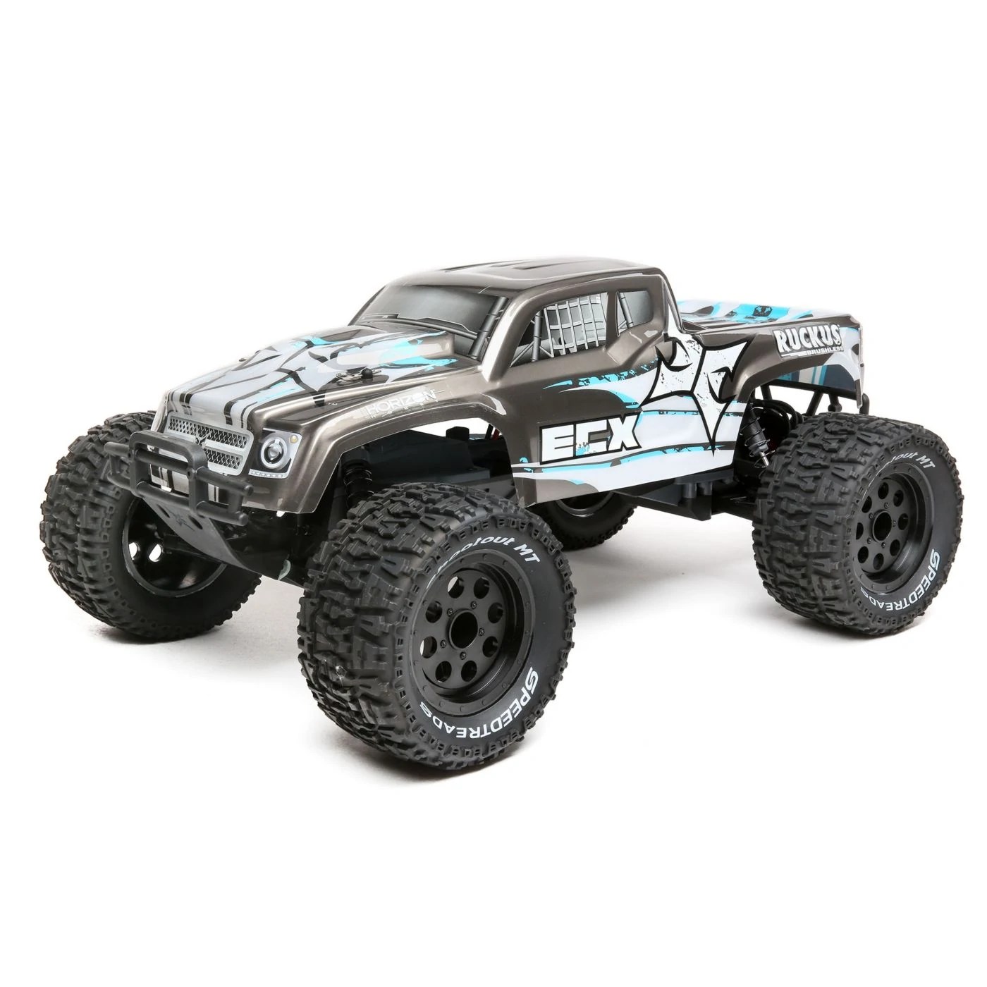 The ECX Ruckus 2WD Brushless, LiPo-powered 1/10-scale Monster Truck ...