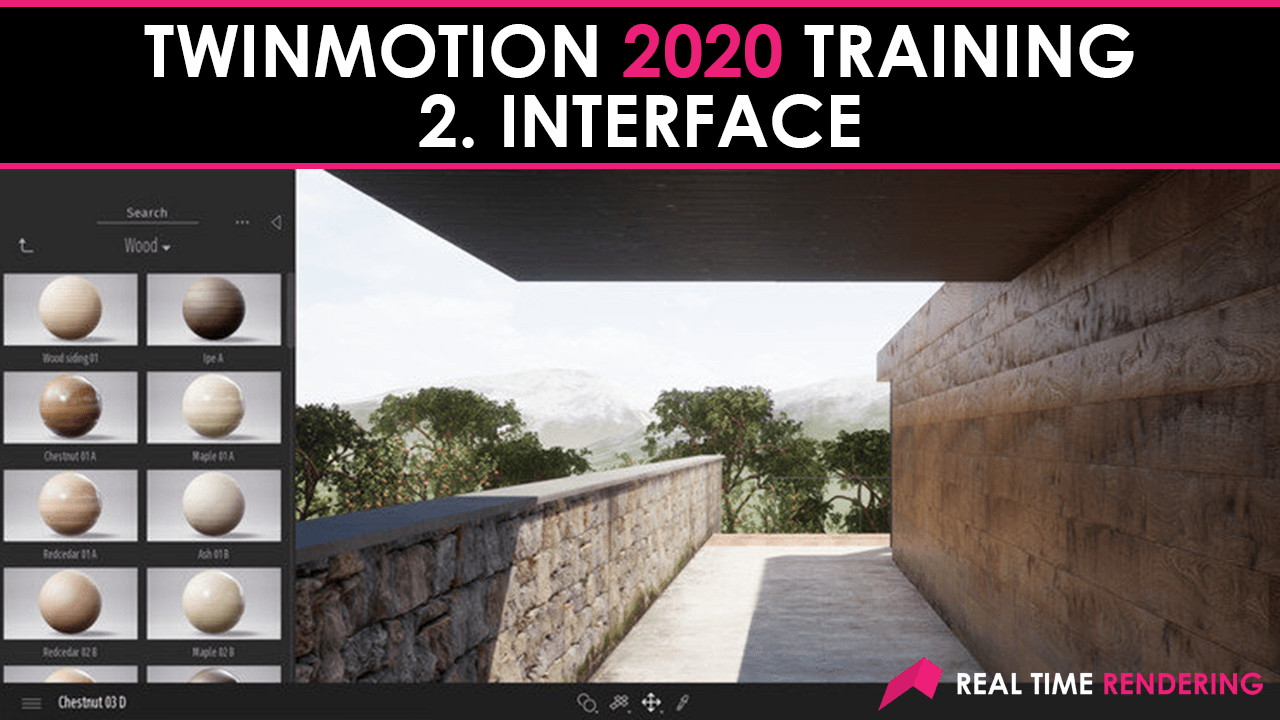 Twinmotion 2021- 12 Part Training Video Series - Real Time Rendering