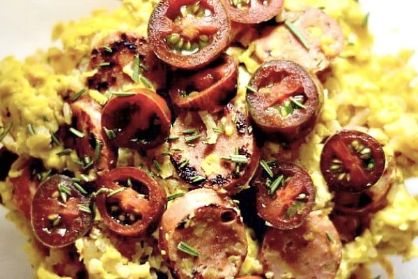 Scrambled Egg Risotto for Brunch or Dinner