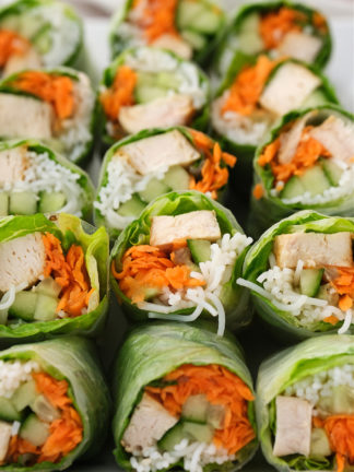 Fresh Summer Spring Rolls - Reluctant Entertainer