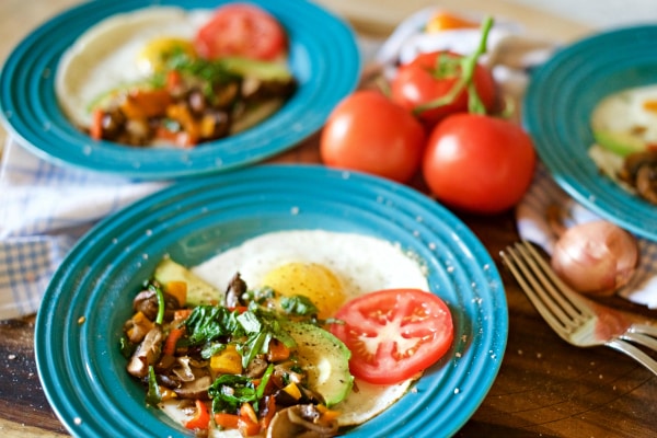 Sunny Side Up Egg Breakfast - Reluctant Entertainer