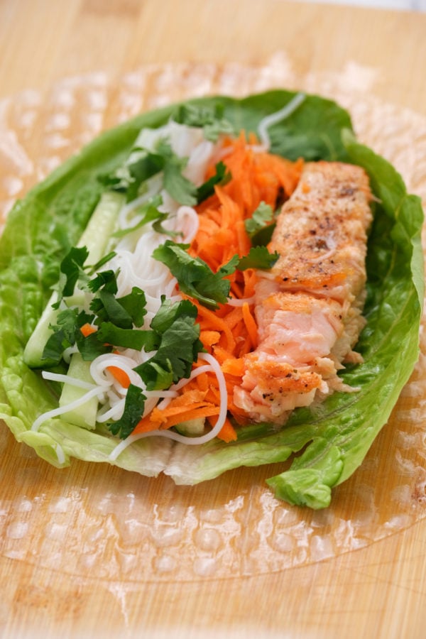 Salmon Spring Rolls Recipe - Reluctant Entertainer