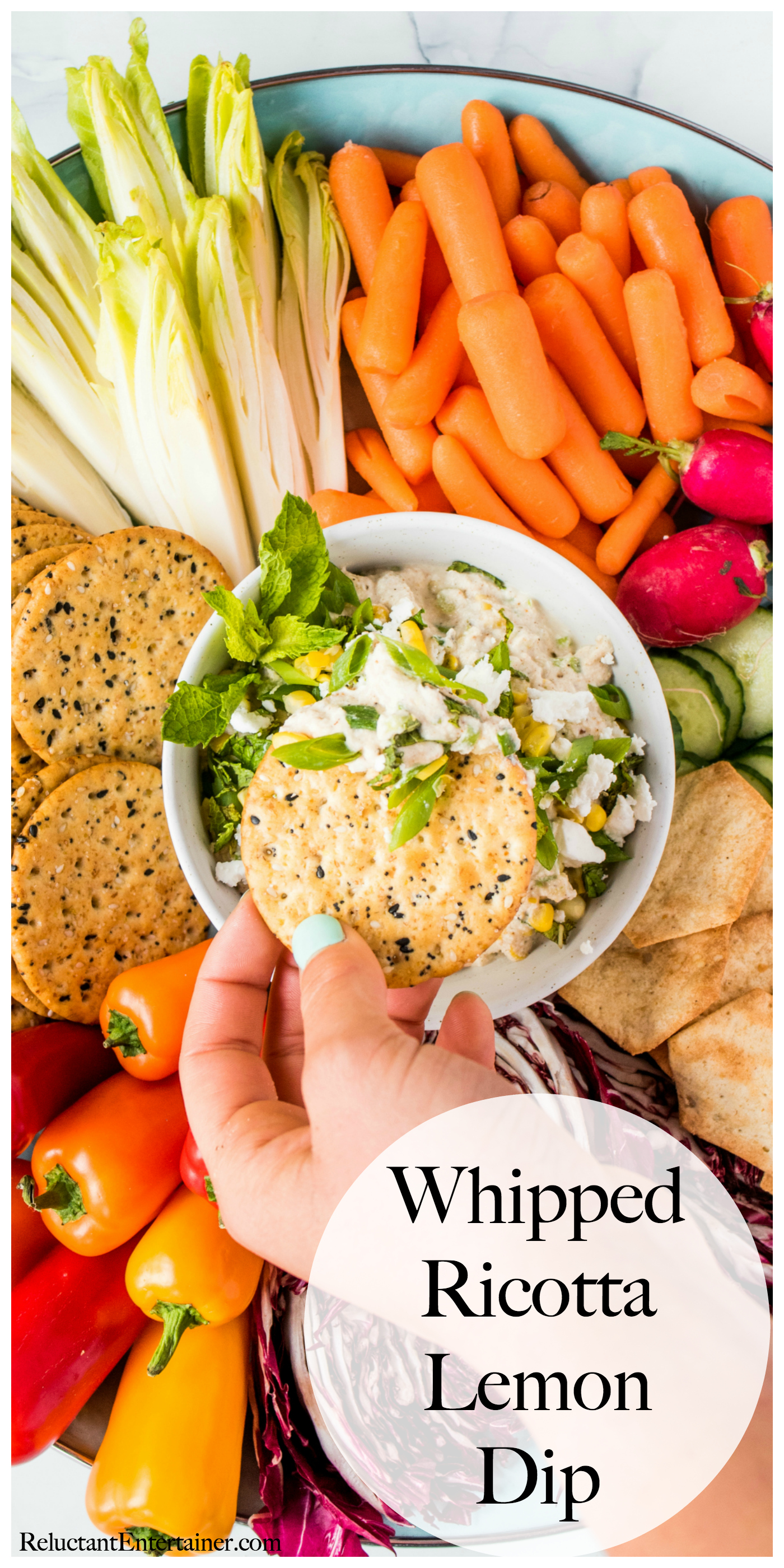 Whipped Ricotta Dip - Reluctant Entertainer