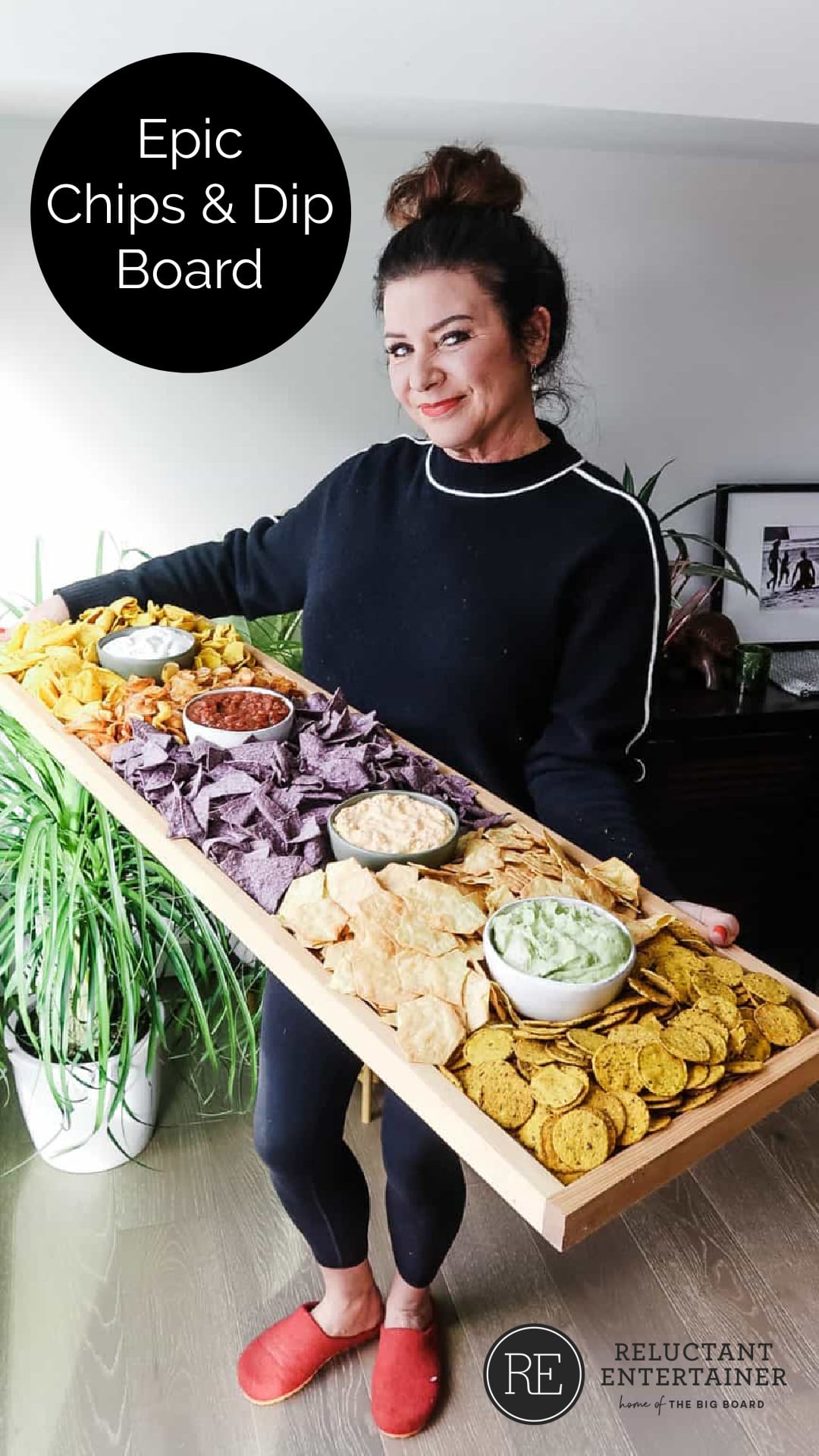 Epic Chips and Dips Board Recipe - Reluctant Entertainer