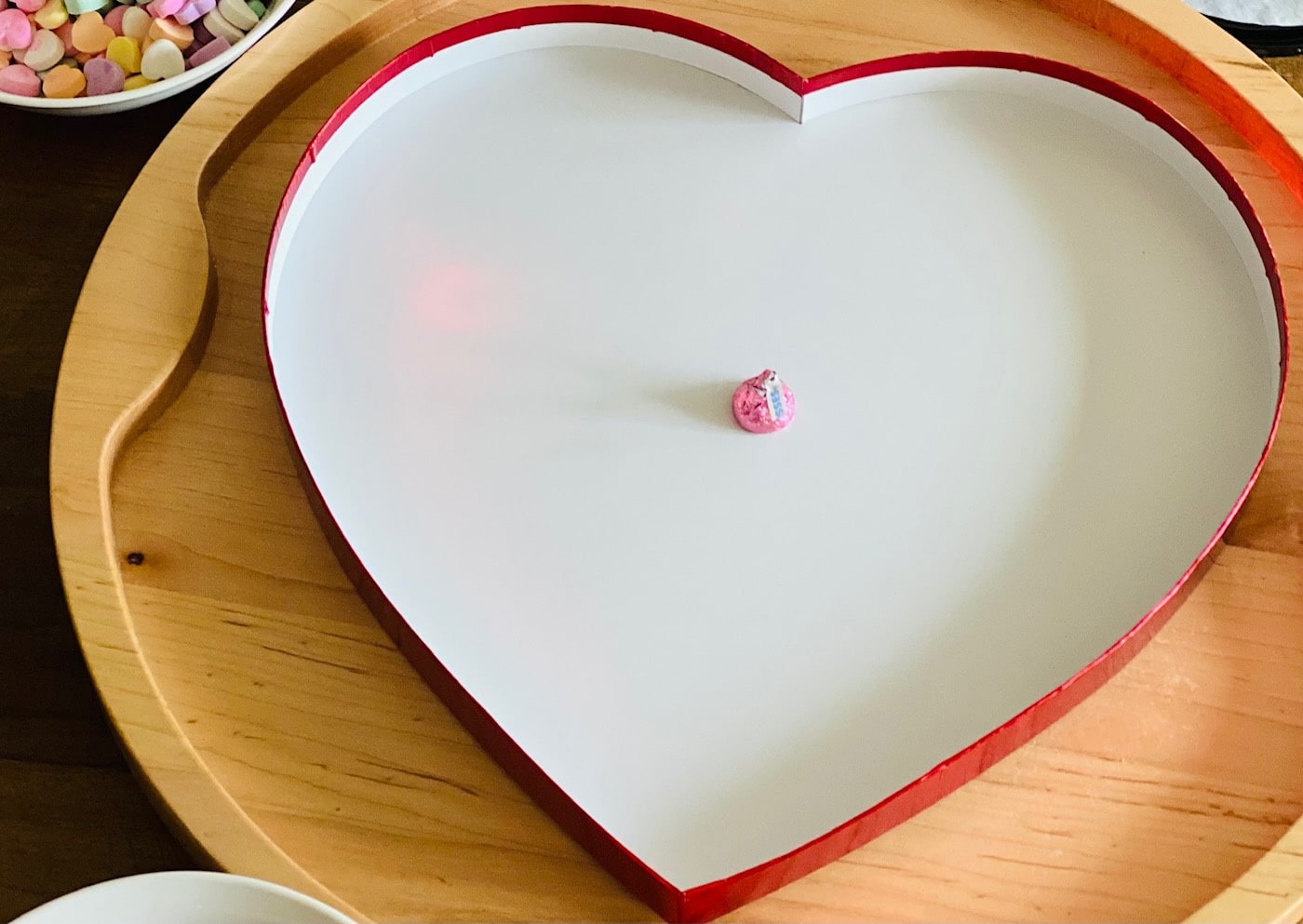 Heart Box Snack Tray Recipe - Reluctant Entertainer