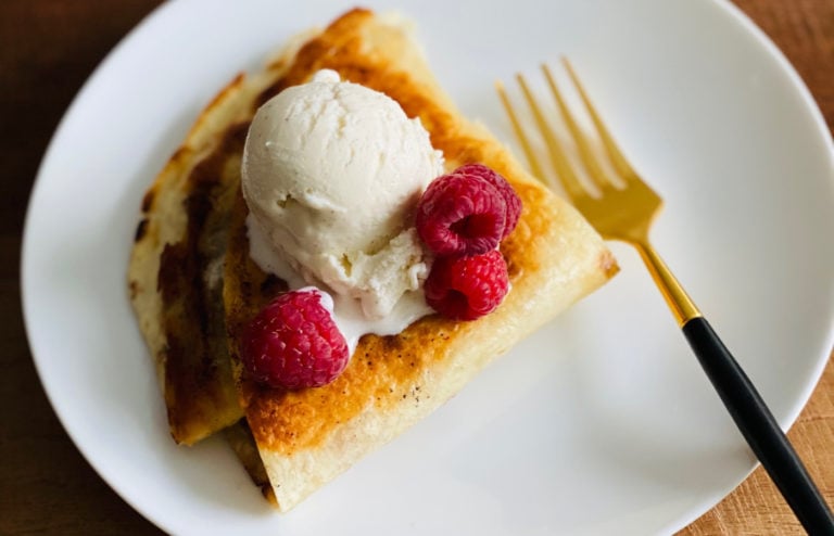 Raspberry Nutella Tortilla Wrap Hack - Reluctant Entertainer