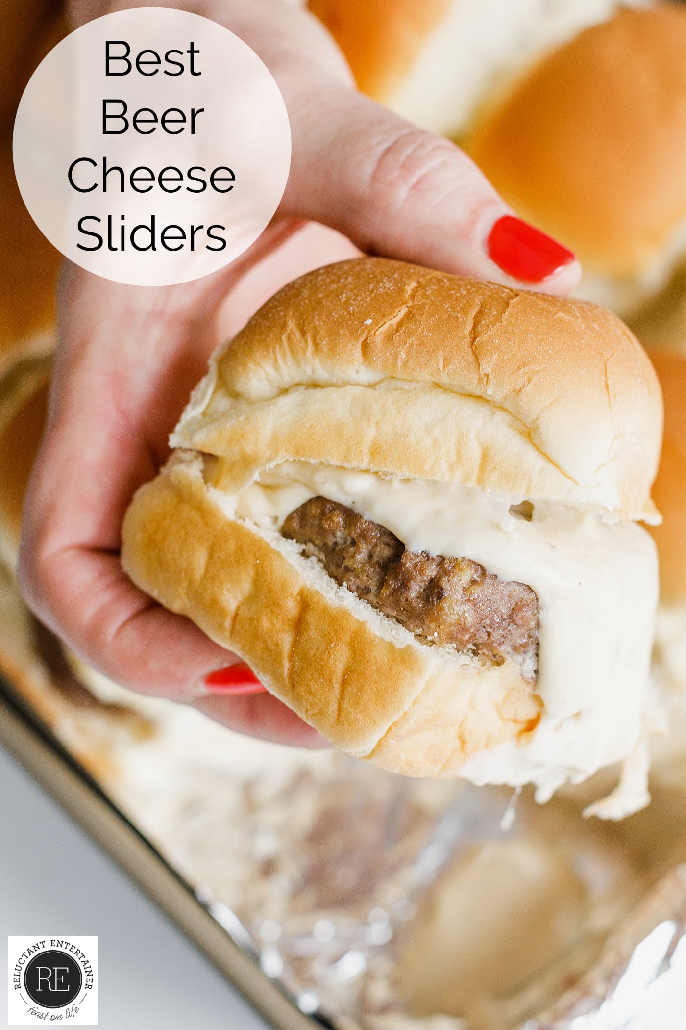 Best Beer Cheese Sliders Recipe - Reluctant Entertainer