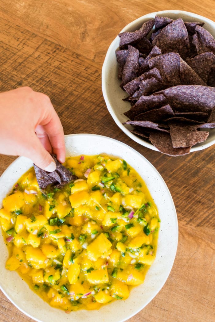 Quick Mango Salsa Recipe - Reluctant Entertainer