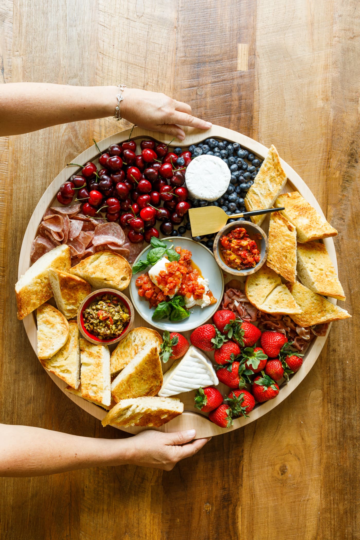 Delallo Summer Bruschetta Board - Reluctant Entertainer