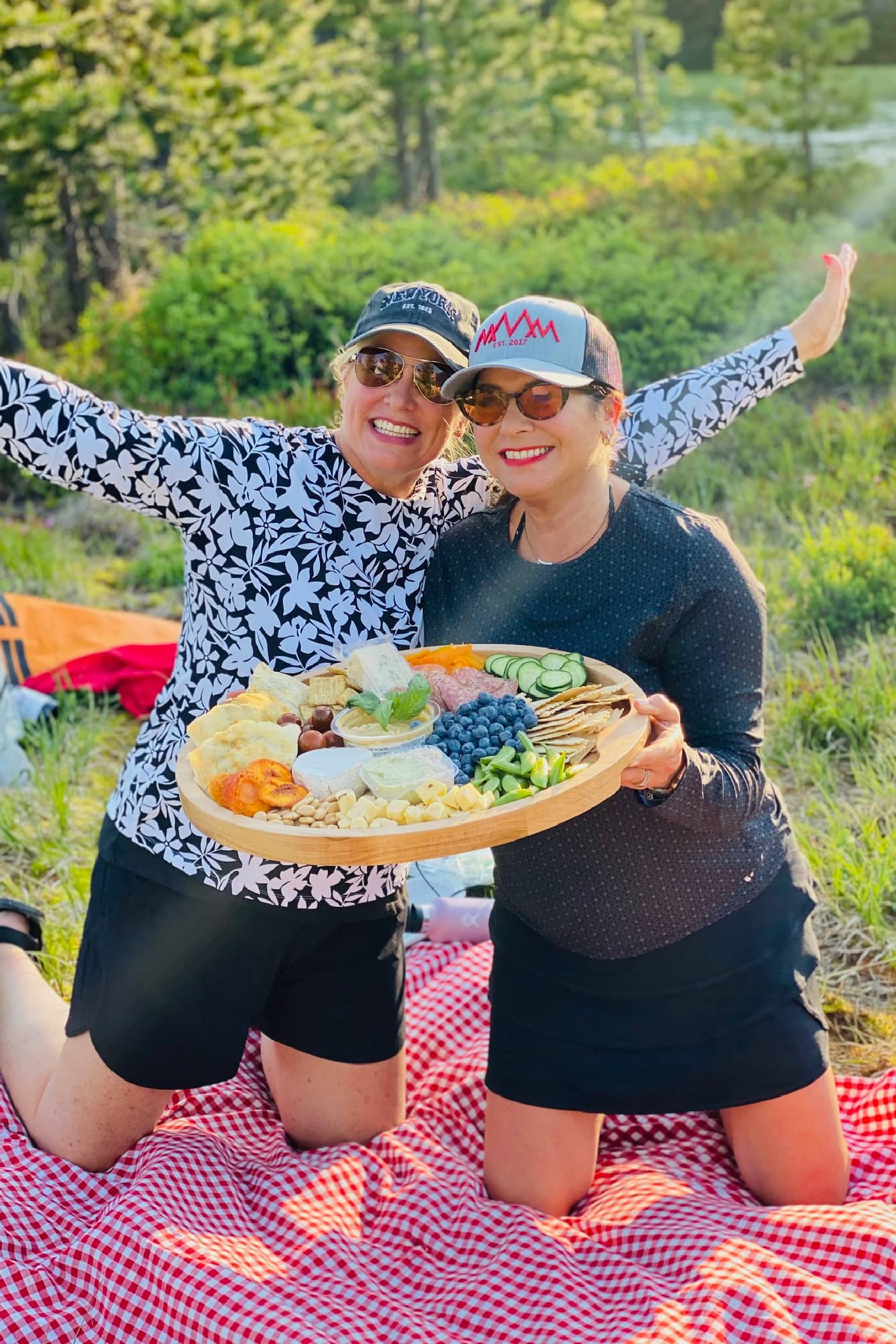 Kayak Charcuterie Board with Gyros - Reluctant Entertainer