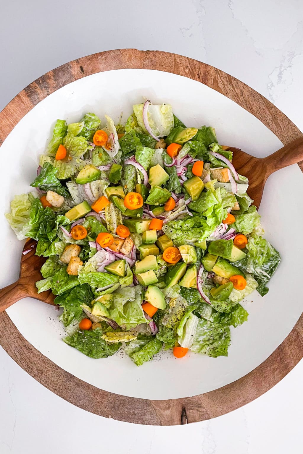 Caesar Salad in a Bag Hack - Reluctant Entertainer