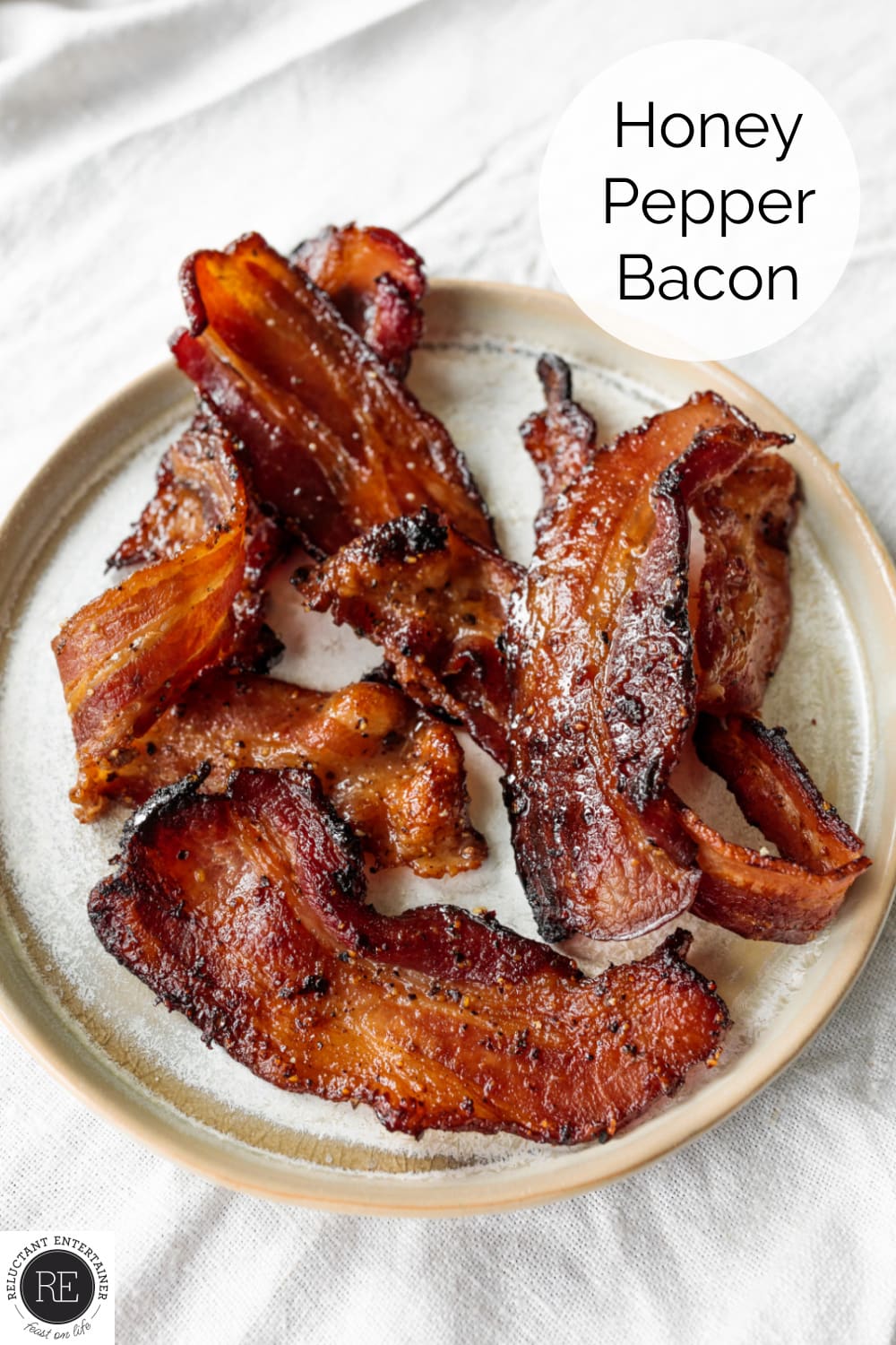 Honey Pepper Bacon Recipe - Reluctant Entertainer