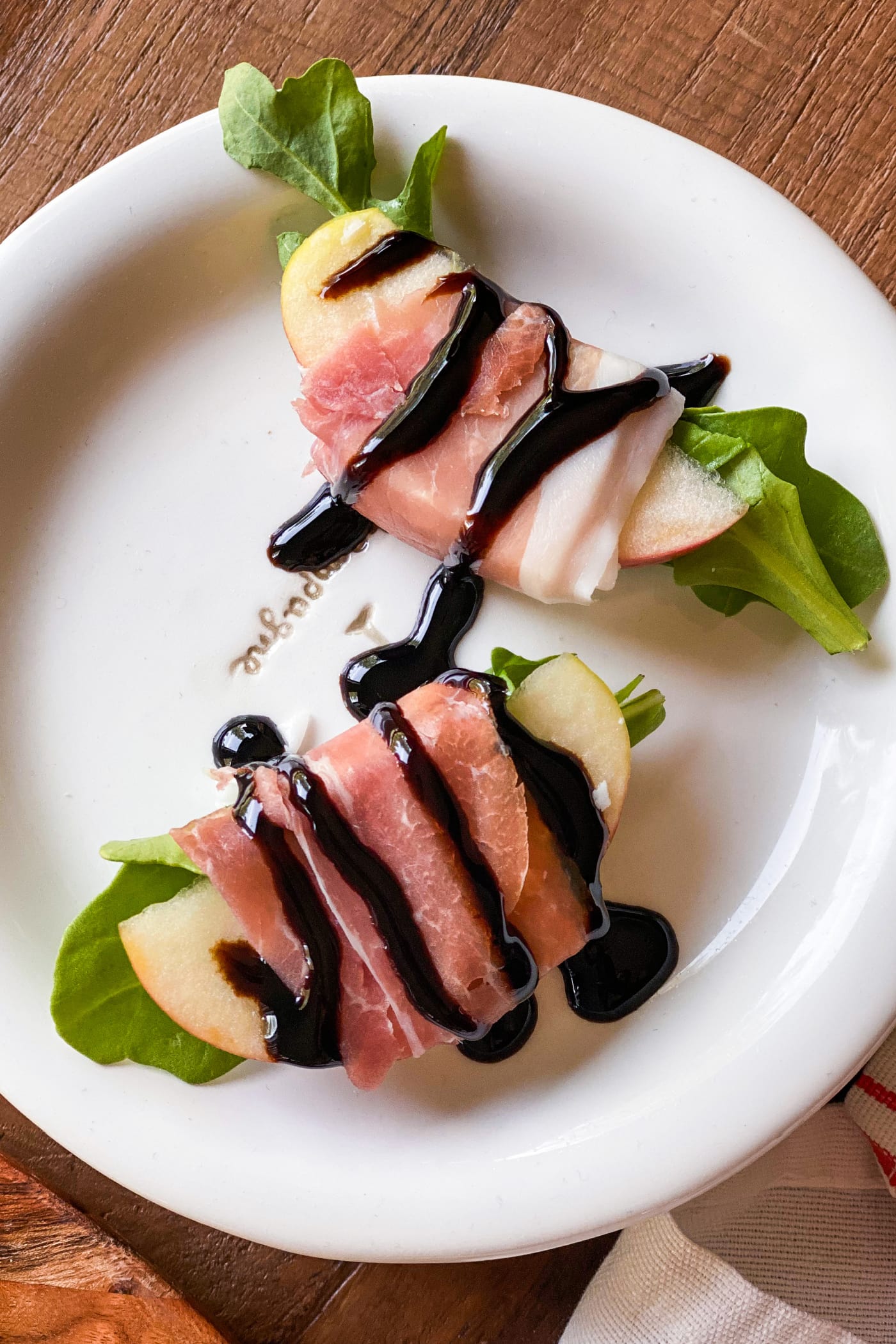 Prosciutto Wrapped Apple Bites - Reluctant Entertainer